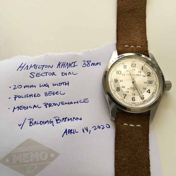[WTS] Hamilton Khaki Automatic Silver Sector Dial | WatchCharts