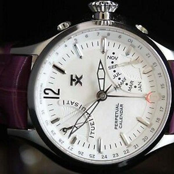 Timex TX Luxury Mens 300 Series Perpetual Calendar Stainless Steel ...