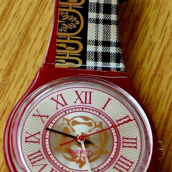 SWATCH WATCH " 1994 " MR WATSON " GR 128 N/BATT KEEPING TIME ORIGINAL ...