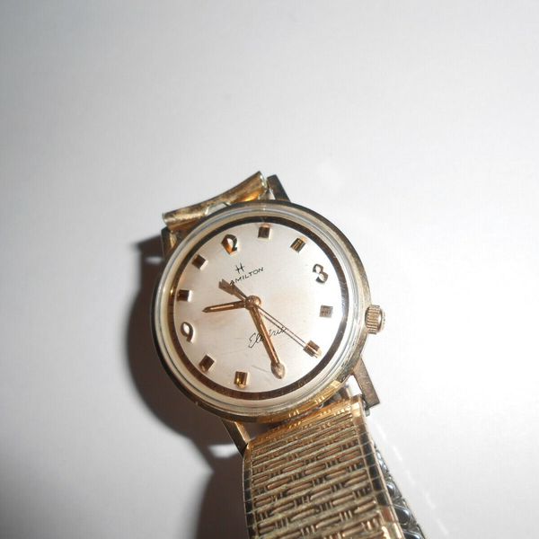 VINTAGE HAMILTON ELECTRIC GOLD-PLATED MEN'S WRIST WATCH. | WatchCharts