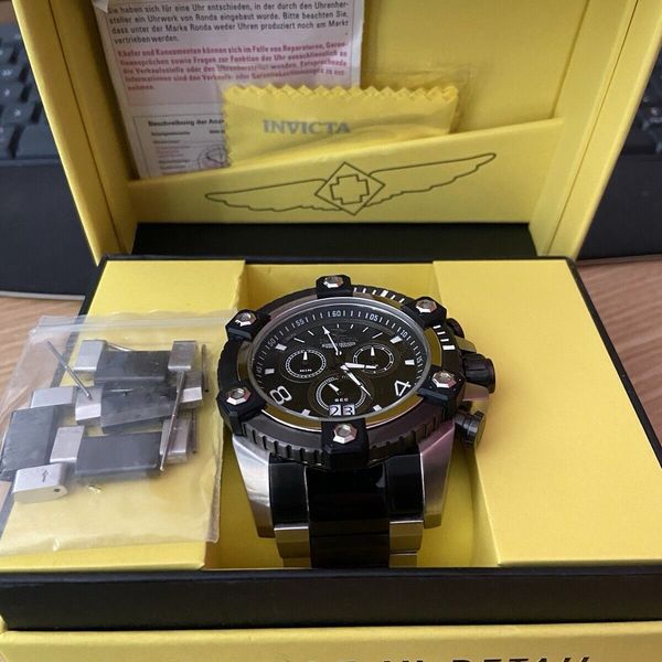 INVICTA RESERVE GRAND OCTANE ARSENAL 0338 56 MM SWISS MADE CHRONOGRAPH ...