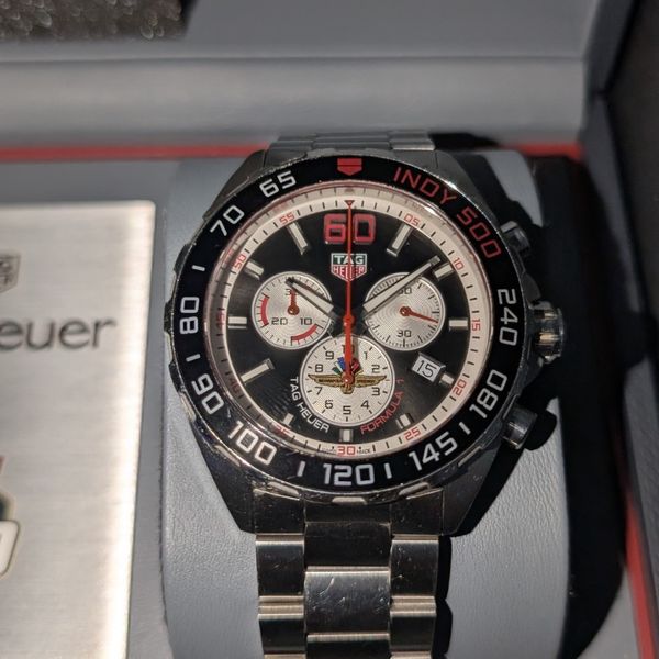Tag Heuer Men's Formula 1 Indy 500 Quartz Chronograph 43mm CAZ101V ...