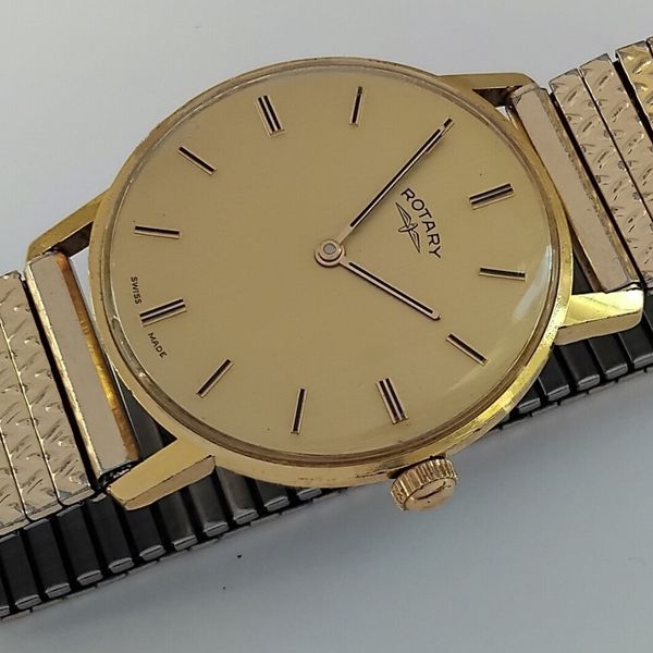 17 JEWELS SWISS MADE ROTARY WIND UP MEN'S VINTAGE WATCH | WatchCharts ...