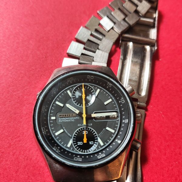 Vintage Citizen Automatic 67-9119 Chronograph Fly-Back Cal 8110A Spider ...