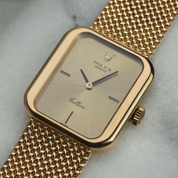 Ladies Rolex Cellini Yellow Gold 4335 - Perfect Dial and stunning ...