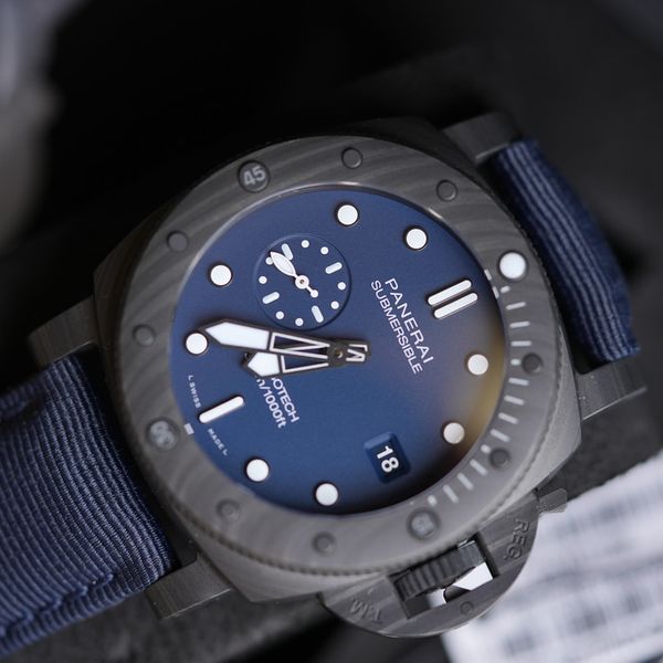 FS:Panerai Submersible Quaranta Quattro Carbotech Blu Abisso 44MM ...