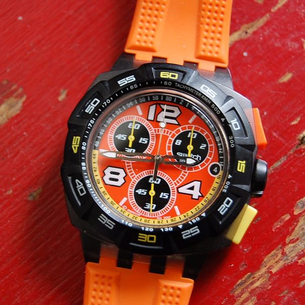 FS:Rare 2007 Swatch ( Large ) Racing Chronograph $59 Shipped CONUS ...
