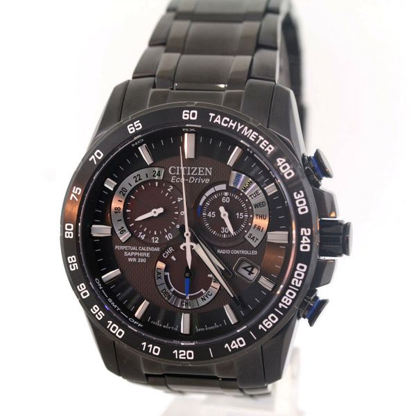 Men's Citizen AT4007-54E Eco-Drive Perpetual Chrono A-T Radio ...