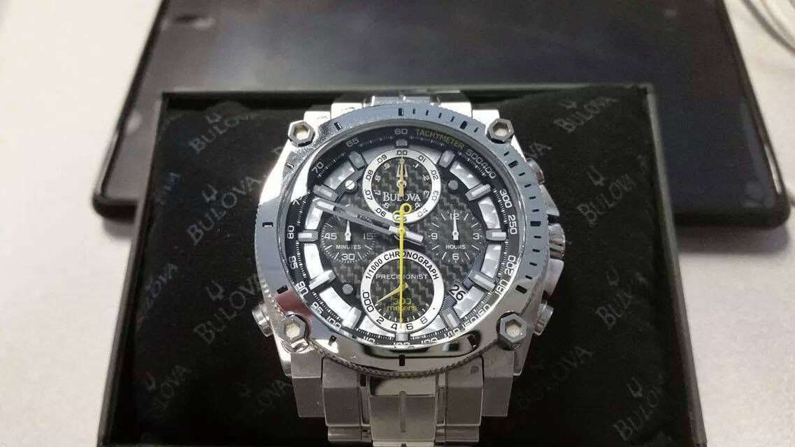 FS: BULOVA PRECISIONIST 96B175 ON STAINLESS STEEL BRACELET ...