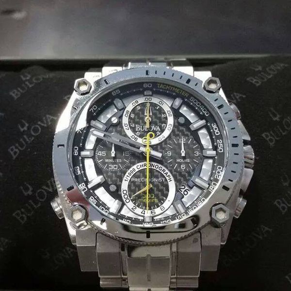 FS: BULOVA PRECISIONIST 96B175 ON STAINLESS STEEL BRACELET ...