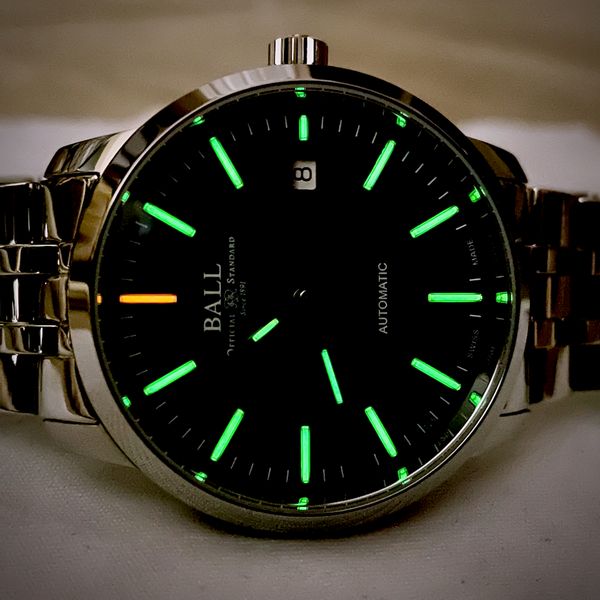 FS: Ball Trainmaster Legend Automatic NM2030D-SJ-BK 38mm on Bracelet ...