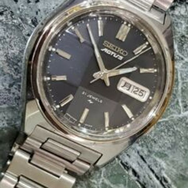 Vintage 1977's Seiko 5 Actus 7019-8010 Day-Date Automatic Watch Japan Version | WatchCharts ...