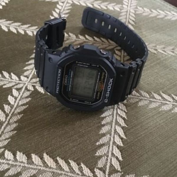 Casio G-SHOCK DW5600MS Matte Black Digital 200m Men's Watch Military ...