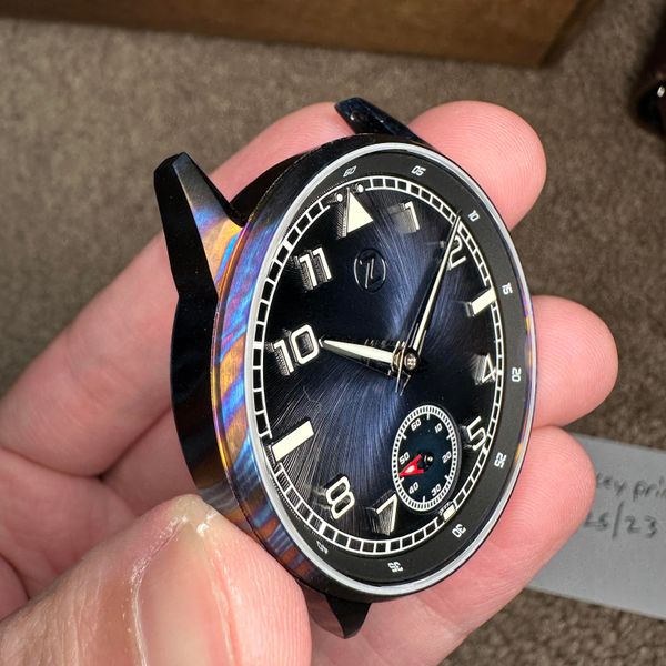 [WTS] Zelos Skyraider V2 Timascus Midnight Blue (Titanium Damascus) 1 ...