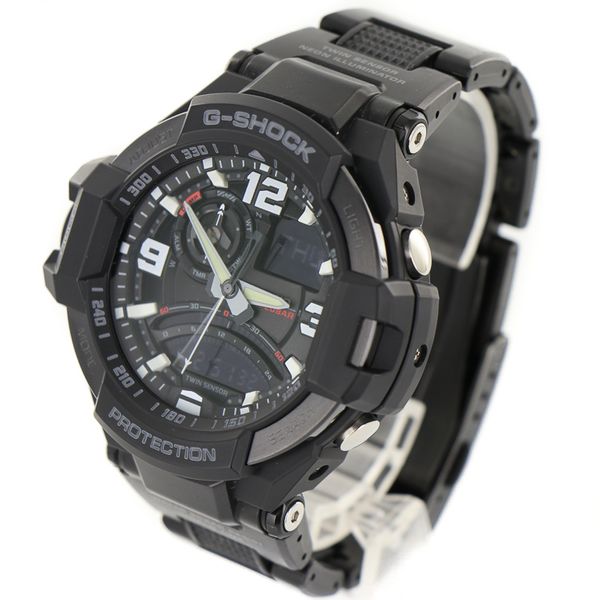 [Used] Casio men's watch sky cockpit GA-1000FC quartz urethane ...