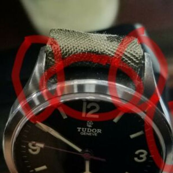 USED Tudor Heritage Ranger Black Dial on Nato Strap 41mm 79910 ...