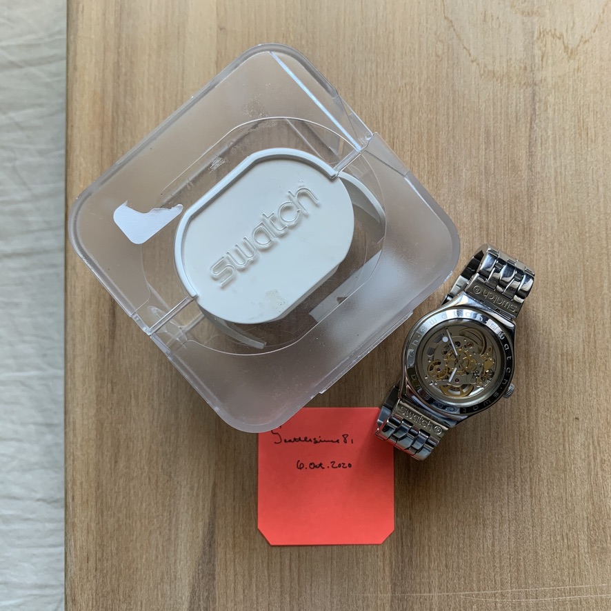 [WTS] Swatch skeleton automatic watch – YAS100G 'Body & Soul' – $75 OBO ...