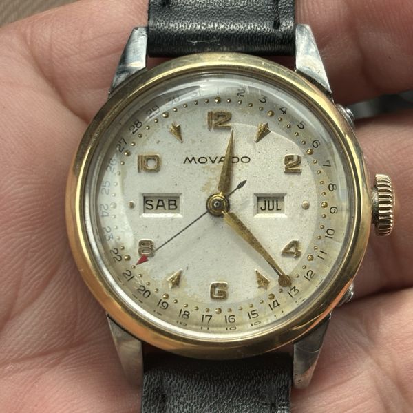 Vintage Movado Calendar Manual Watch Triple Calendar 32mm | WatchCharts ...