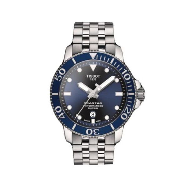 Tissot Seastar 1000 Blue Men's Watch - T120407A | WatchCharts