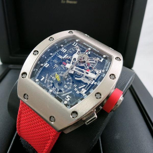 Fs: RICHARD MILLE RM004 DOUBLE SPLIT WHITE GOLD COMPLETE SET ...