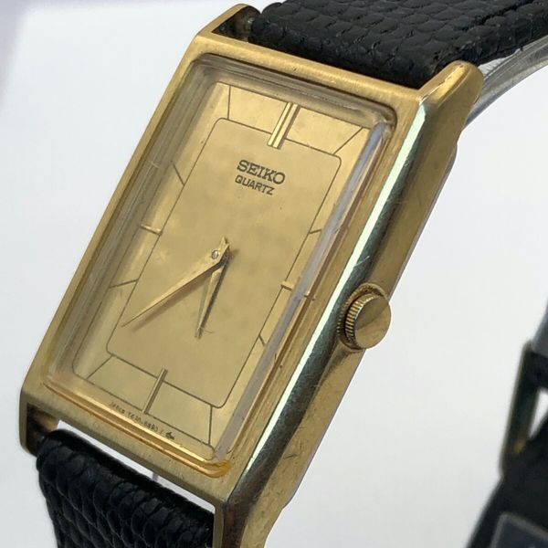 Vintage SEIKO TANK 7430-5560 Mens Watch NEW BATTERY | WatchCharts Marketplace