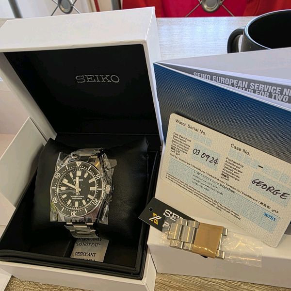 Seiko Prospex SPB453J1 '62MAS' 1965 Heritage 40mm Black Diver's Watch ...