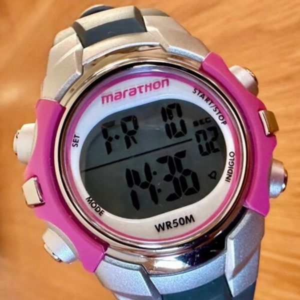Timex Marathon Indiglo T5K646 Ladies Mid-sized Sports Running Watch ...