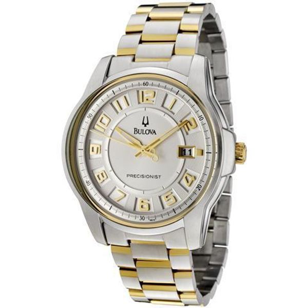 FS: Bulova 98B140 Two Tone Stainless Steel Precisionist Claremont watch ...