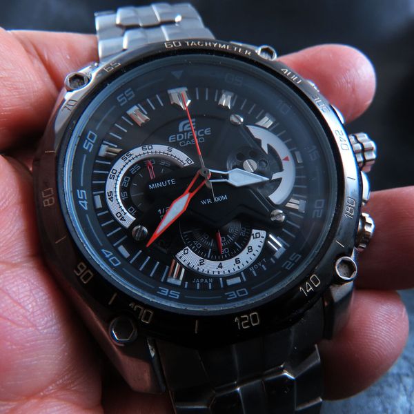 EF-550 Casio Edifice Chronograph Quartz Men Watch | WatchCharts Marketplace