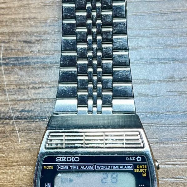 Seiko World Time A239-5020, Quartz, World Time, Digital, Vintage, PARTS ...