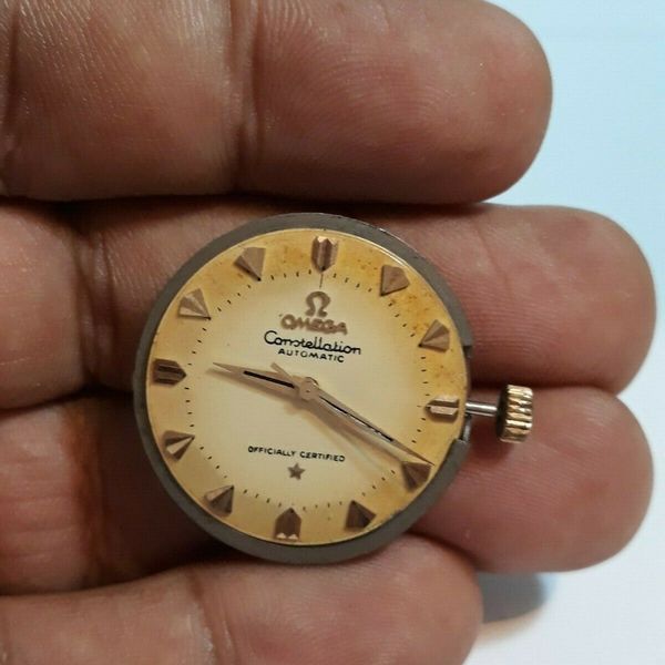 OMEGA MOVEMENT CAL.551 WITH DIAL OMEGA CONSTELLATION FOR PARTS/ REPAIR ...