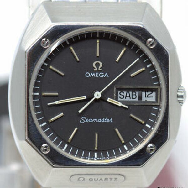 Rare Omega Seamaster Mariner 1 Quartz 196.0054 Just Serviced Calibre ...