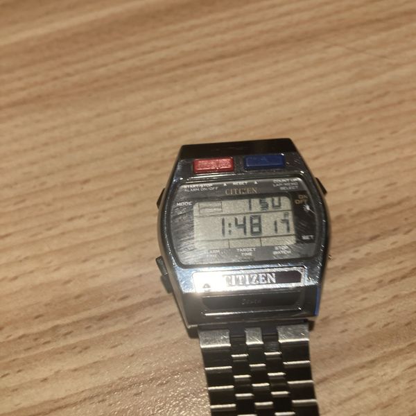 Bundle of 2 Vintage Citizen LCD Watch Digital Wristwatch Model ...