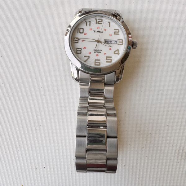Vintage Timex Indiglo Men's Dress Quartz Watch 39mm Case, Running ...