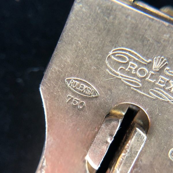 Rolex 18k Presidential 750 Buckle Clasp. Orginal OEM Rolex Part ...