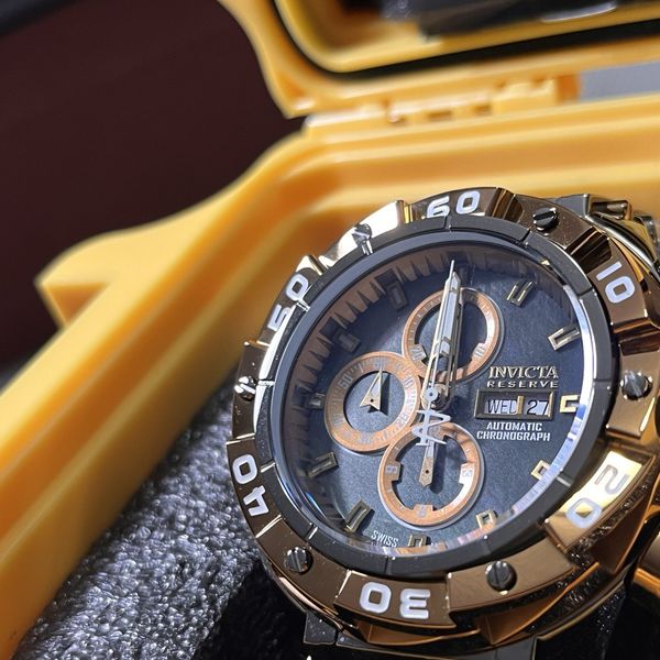 Invicta Reserve Ripsaw (45479) Swiss Automatic Valjoux 7750 Chrono ...