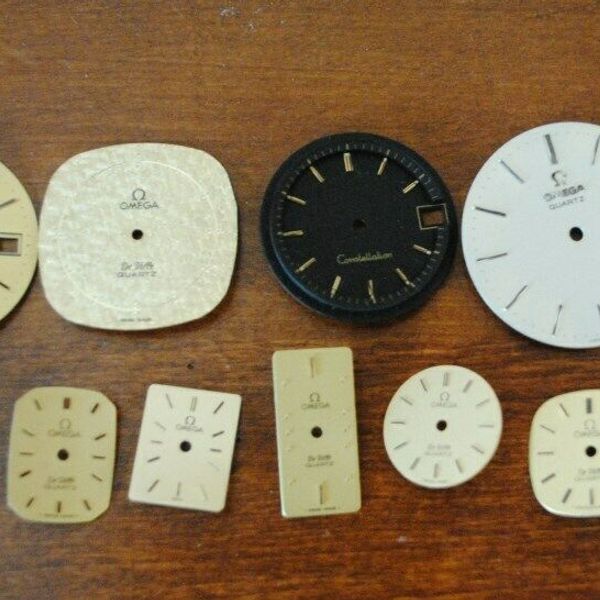 VINTAGE OMEGA WATCH FACES SWISS MADE TEN (10) NOS | WatchCharts Marketplace