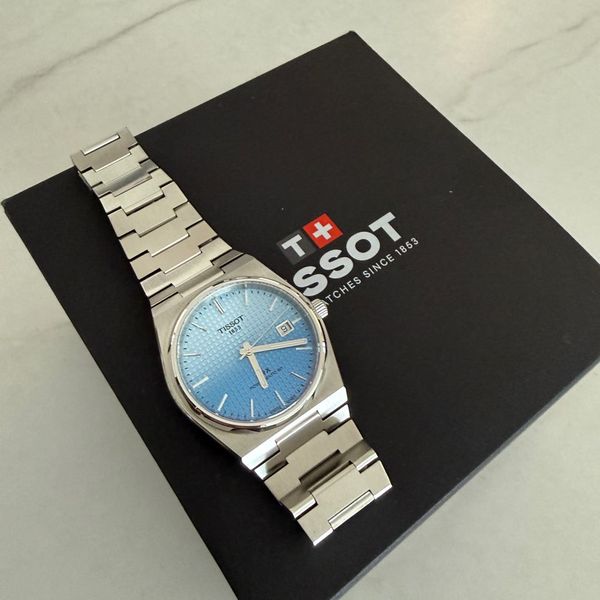 Tissot PRX Powermatic 80 Blue Gradient Dial Watch | WatchCharts Marketplace