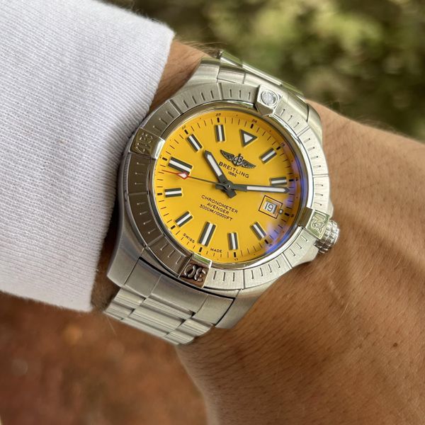 [WTS] Breitling Avenger Seawolf Yellow 45, Box+ Papers $2,499 ...