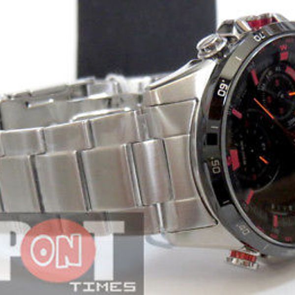 Casio Edifice Neon Illuminator Stainless Steel Men's Watch ERA-300DB-1A ...