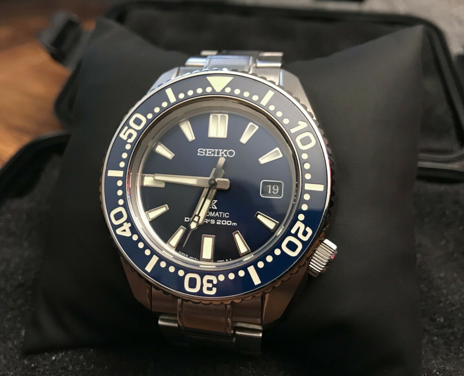 Blue MM300 Style Diver w/ SPB053 Dial Custom Build Seiko Mod NH35 San ...