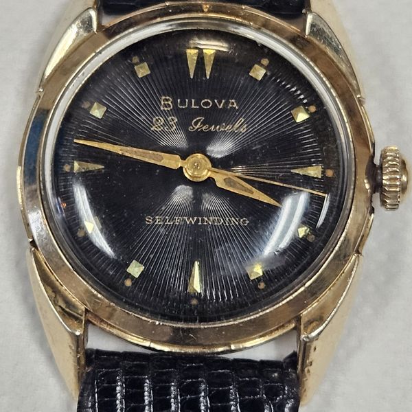 1956 BULOVA 23 Jewels Automatic Self-Winding 10BPAC Men's Vintage Watch ...