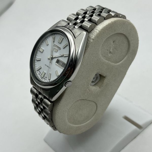 Seiko 5 SNXS79 Beauty White Sunburst Dial Automatic 17 Jewels Menâ s ...