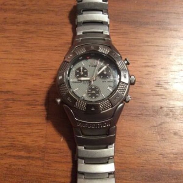 Timex Expedition M6 I Control Chronograph Chrono Alarm Mens Watch 24 Hr ...