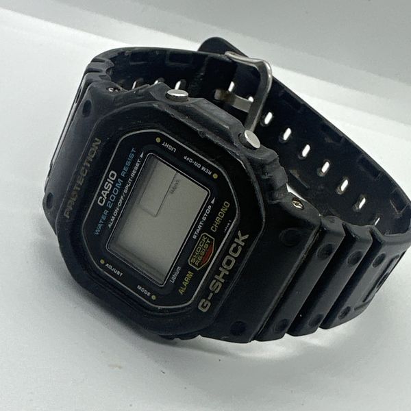 Vintage Casio G Shock DW-5600C-1 SCREWBACK 901 Mod (1991) Men Watch ...