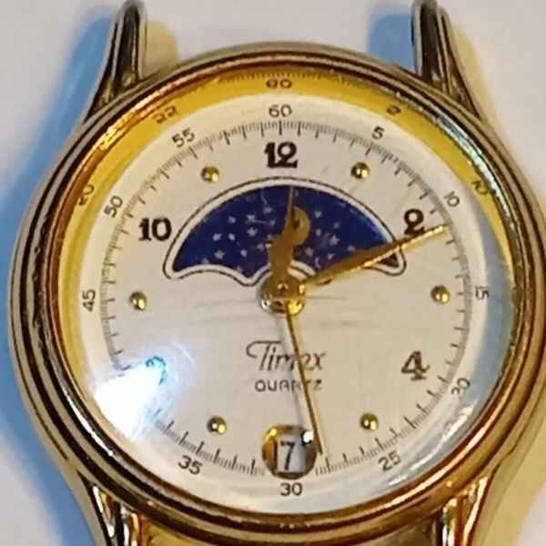 TIMEX WOMEN'S MOON PHASE WATCH - FOR PARTS OR REPAIR | WatchCharts ...