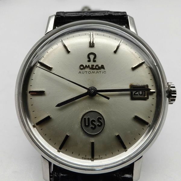 Vintage Omega USS Automatic Mens Stainless Steel Day Watch Cool ...
