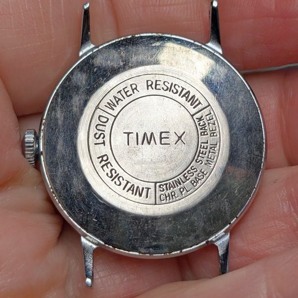 1972 TIMEX Sprite WR 23150 2472 Red Sweep Vintage 33mm Watch Movement ...