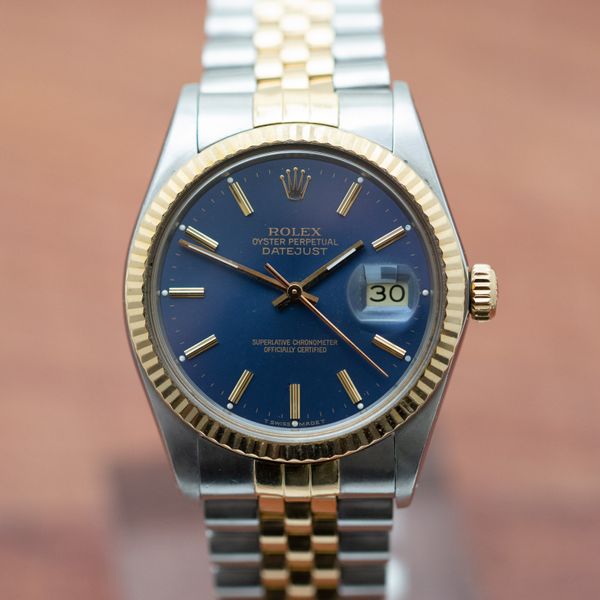 FS Rolex Datejust 16013 Blue Dial | WatchCharts