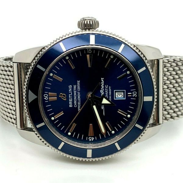 Breitling Superocean Heritage Automatic 46 Blue Dial Stainless Steel ...